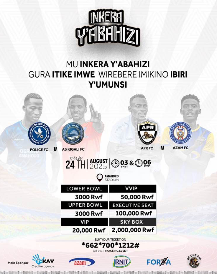 POLIC AS Kigali FC and APR vs AZAM